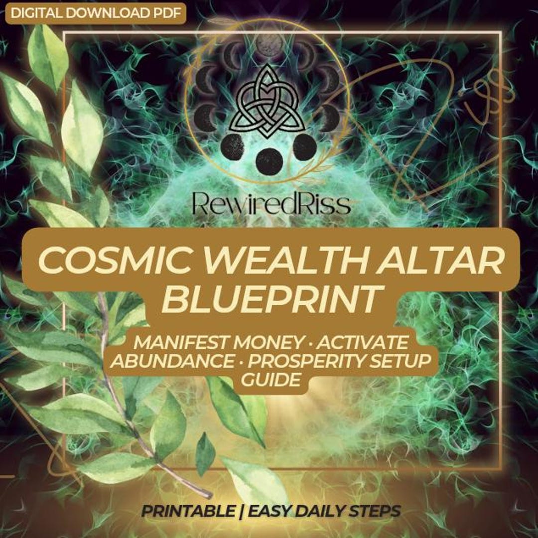 Cosmic Wealth Altar Blueprint | Money Manifestation Ritual PDF ...