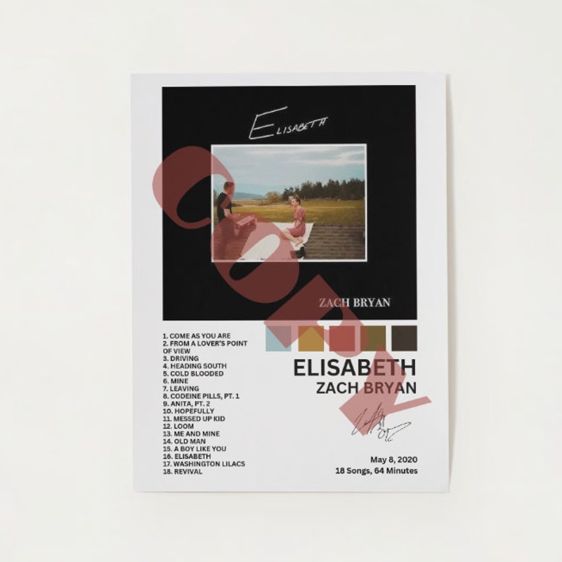 Zach Bryan Poster - Etsy