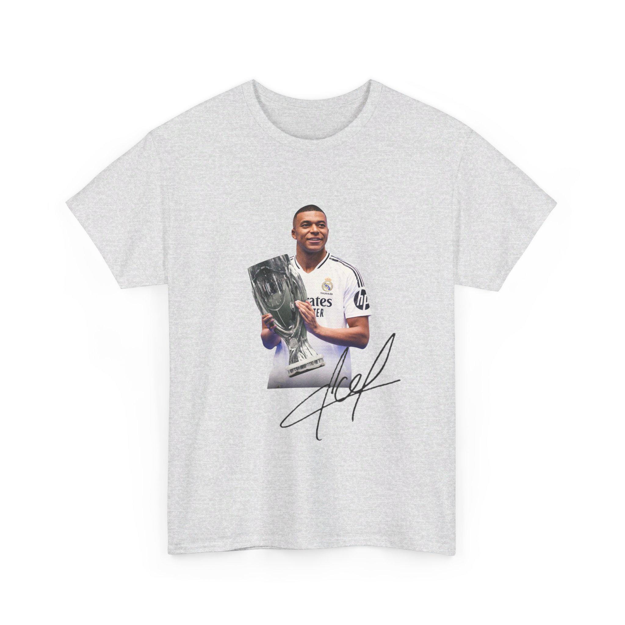 Kylian Mbappe Signature With Super Cup Classic T-shirt - Etsy