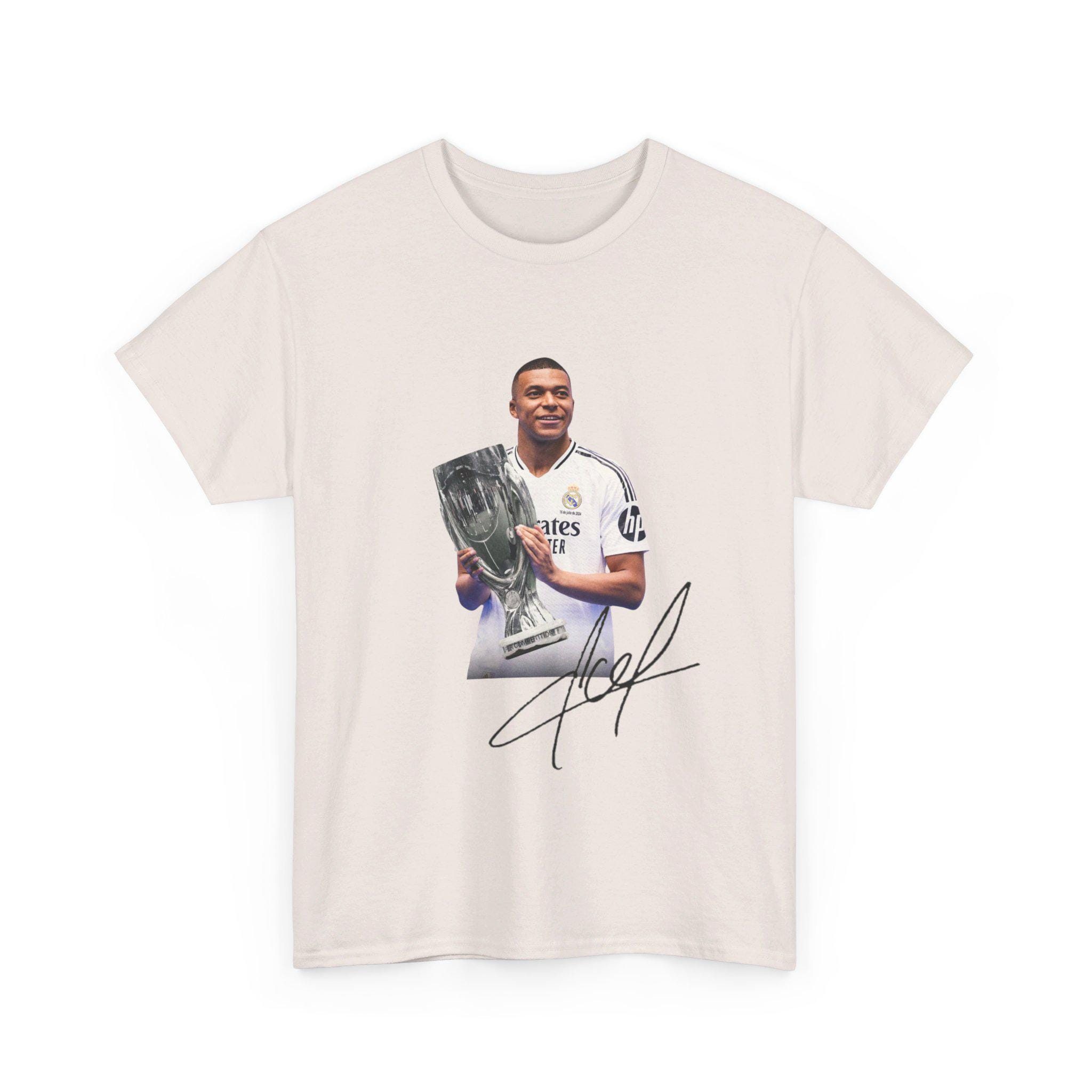 Kylian Mbappe Signature With Super Cup Classic T-shirt - Etsy