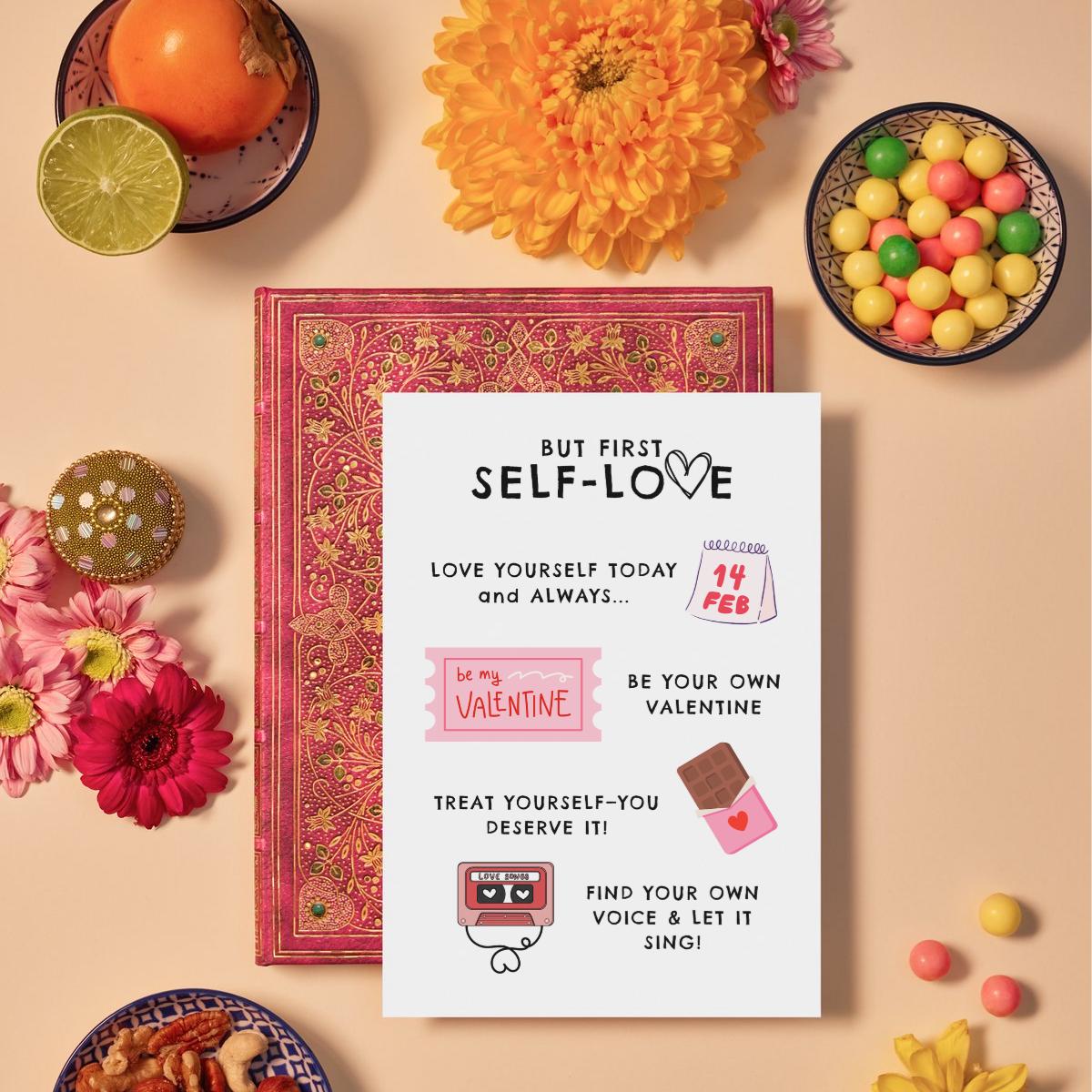 Printable Valentine's Day Poster, Postcard and Gift Tag Valentine's ...