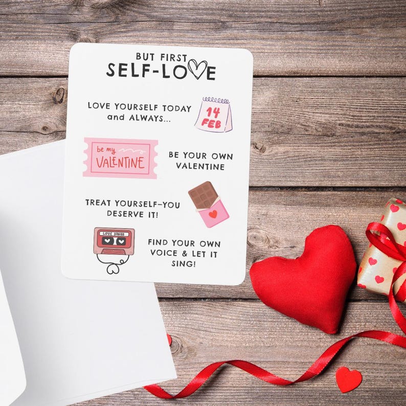 Printable Valentine's Day Poster, Postcard and Gift Tag Valentine's ...