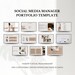 Social Media Manager Portfolio Template Social Media Agency Marketing ...