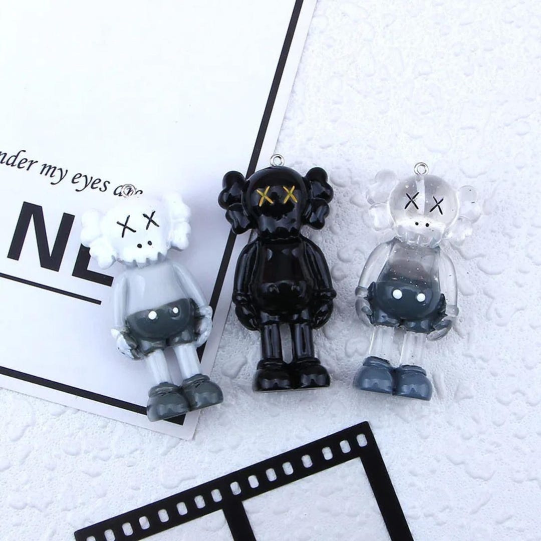 Kaws-inspired Keychain Collectible Keychain, KAWS Figure, Masculine Art ...