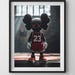 Set of 3 KAWS X Michael Jordan Urban Art for Hypebeast KAWS Jordan Art ...