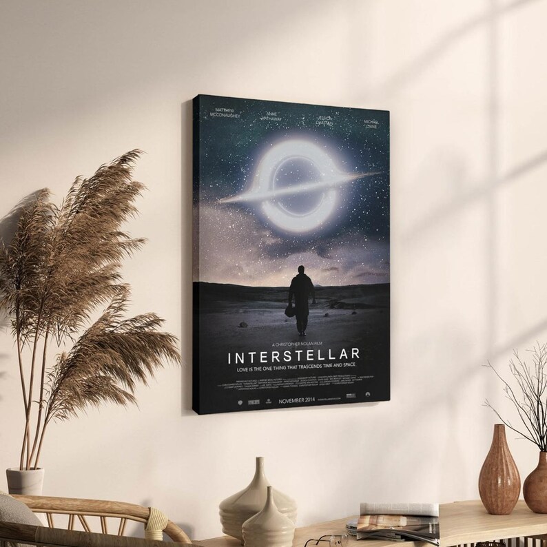 Interstellar Movie Wall Art, Canvas Wall Art, Home Decor Canvas, Poster ...