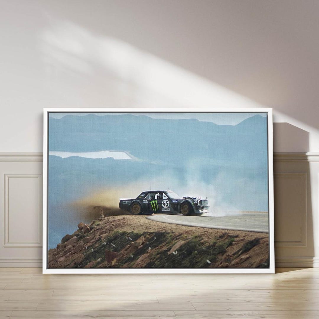 Motorsports Drivers Poster Gift, Ken Block Painting Canvas, Risk It All ...