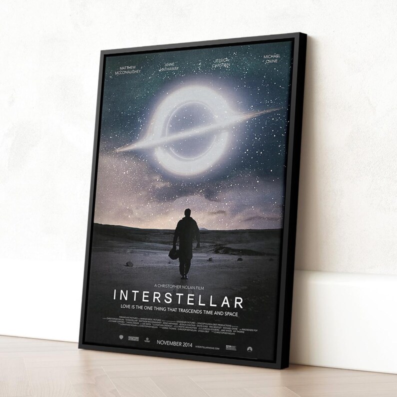 Interstellar Movie Wall Art, Canvas Wall Art, Home Decor Canvas, Poster ...