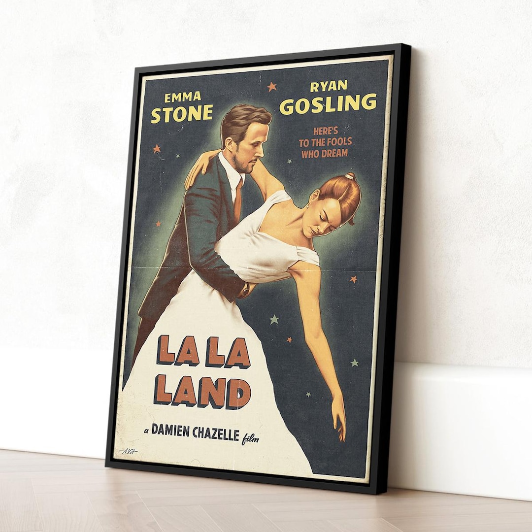 La La Land Canvas, La La Land Print, La La Land Poster, La La Land ...