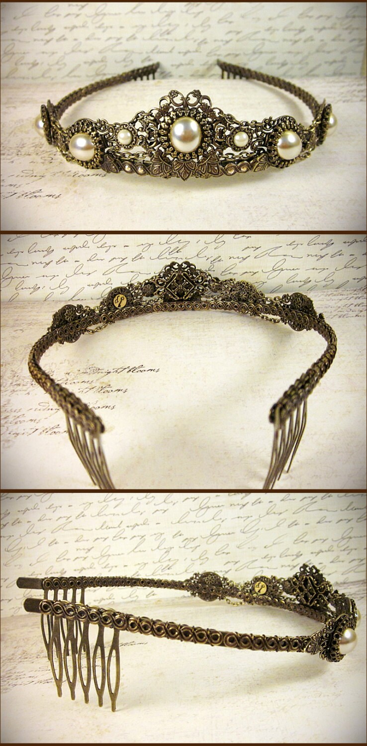 Ruby Red Tiara Custom Tiara Medieval Wedding Bridal - Etsy