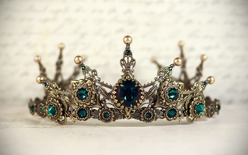Renaissance Tiara Medieval Tiara Medieval Crown Custom - Etsy