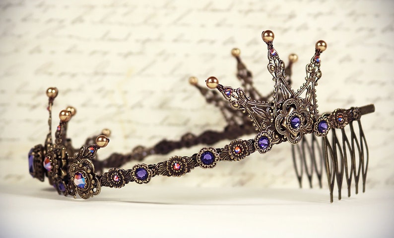 Medieval Tiara Medieval Bride Bridal Tiara Renaissance | Etsy