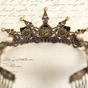 Renaissance Tiara, Medieval Tiara, Medieval Crown, Custom Wedding Tiara ...