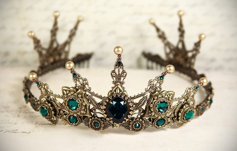 Renaissance Tiara Medieval Tiara Medieval Crown Custom - Etsy