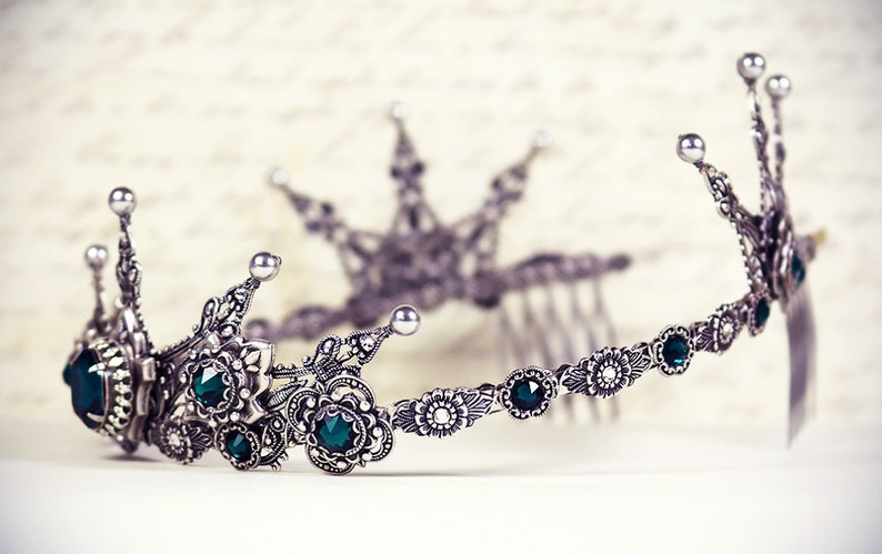 Medieval Tiara Medieval Bride Bridal Tiara Renaissance | Etsy