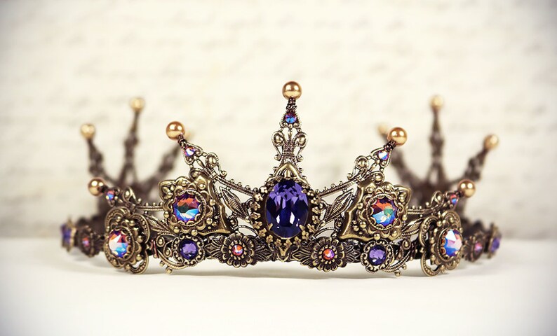 Medieval Tiara Medieval Bride Bridal Tiara Renaissance | Etsy