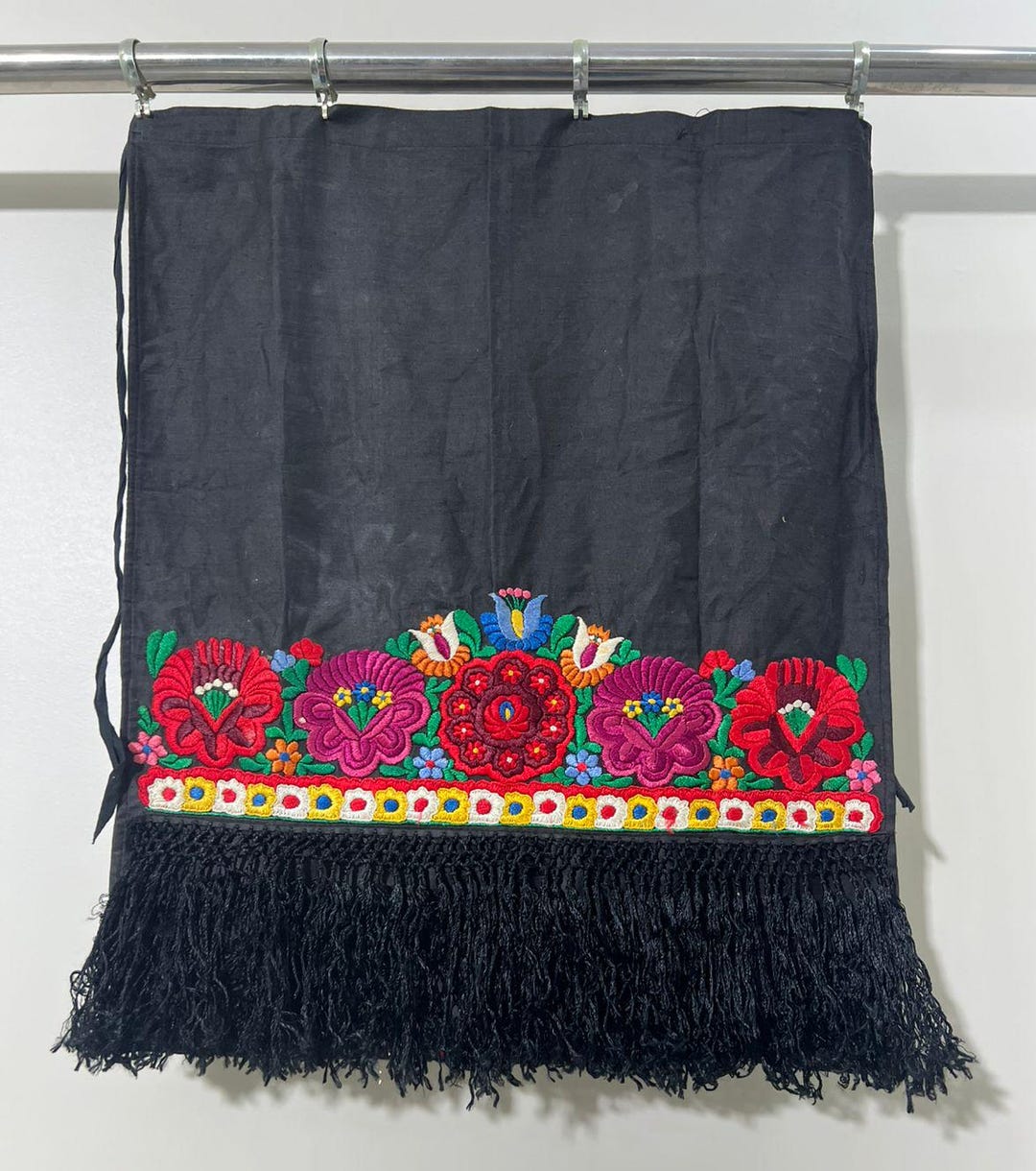 Hungarian Folk Costume Hand-embroidered Apron From Mezokovesd, Hungary ...