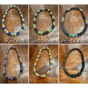 Custom Sports Baseball or Softball Rhinestone Bead Drip Necklace ...