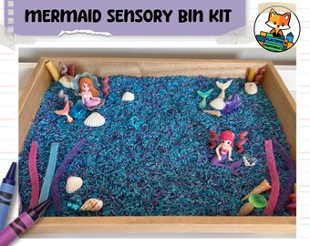Mermaid Sensory Bin Filler - Etsy