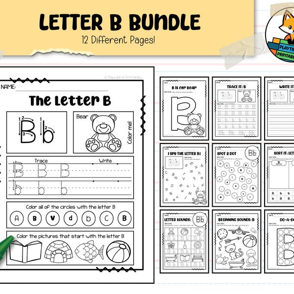Letter B - Etsy