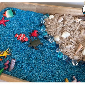 Ocean Sensory Bin Kit - Montessori - Summer Sensory Bin Filler ...