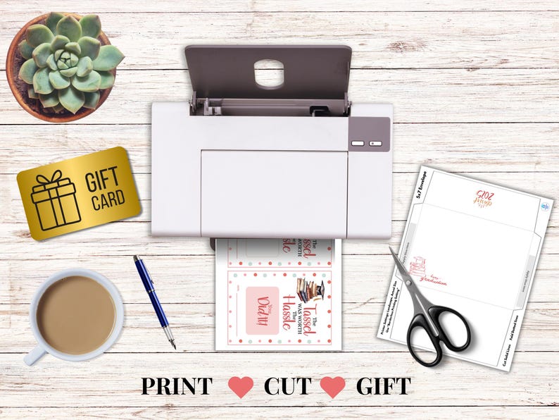 Printable Graduation Gift Card Holder With Envelope, Tassel Was Worth ...