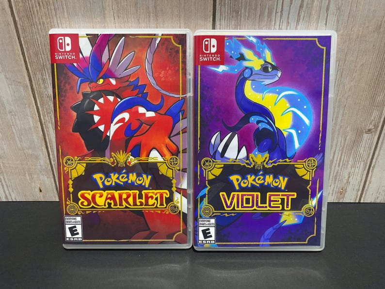 Pokémon Scarlet and Violet for Nintendo Switch Replacement Cases ...