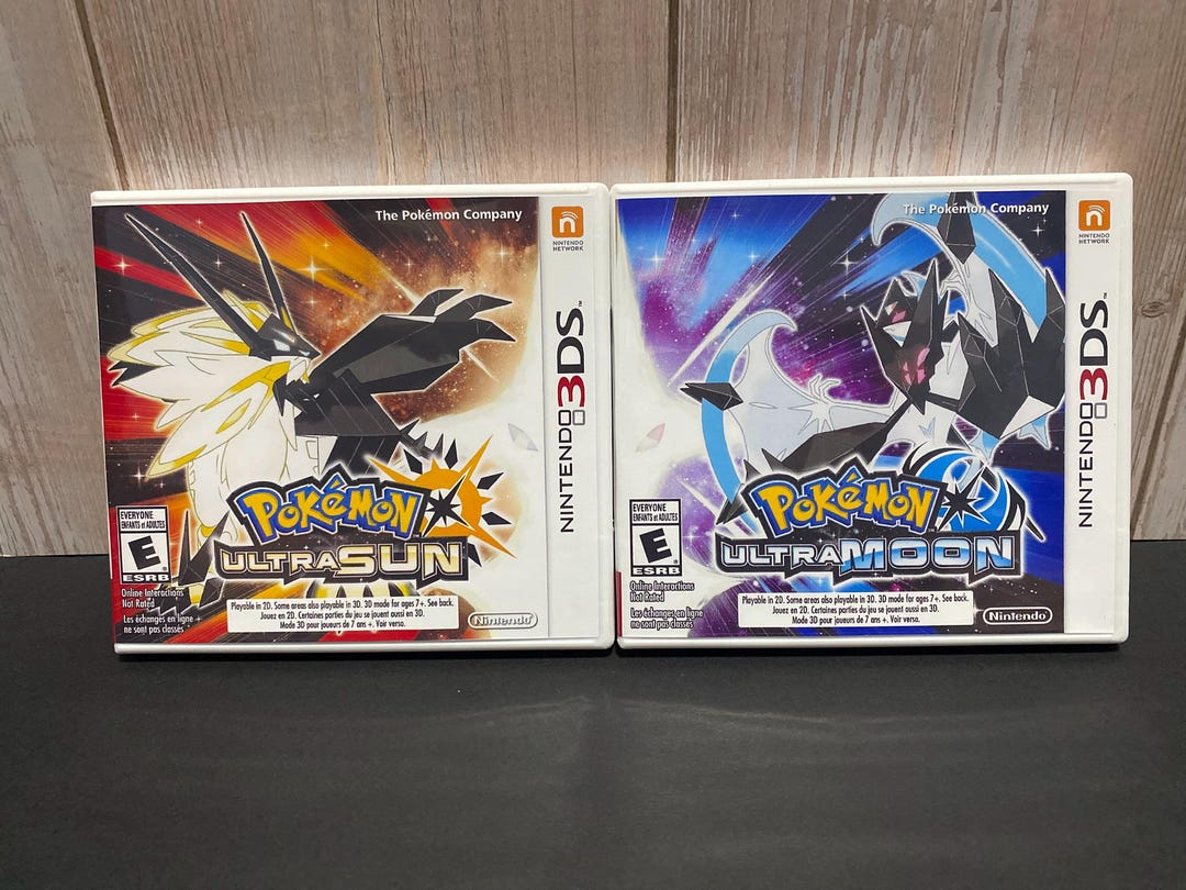 Pokémon Ultra Sun and Ultra Moon Nintendo 3DS Replacement Cases - Etsy