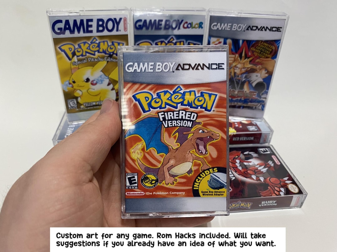 Game Boy, GBC, and GBA Custom Cassette Cases - Etsy