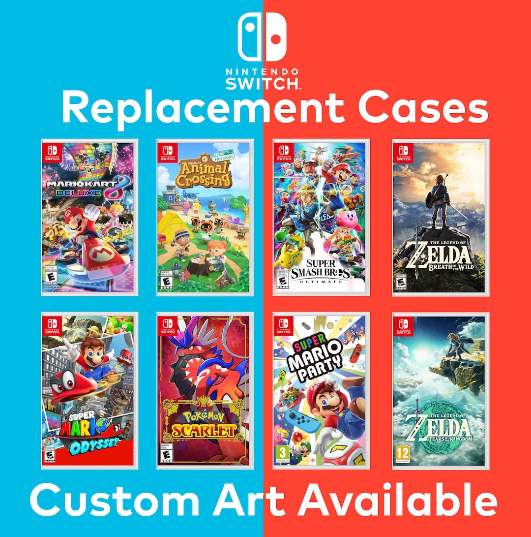 Nintendo Switch Case & Art Replacement + Inside Cover Art Available ...