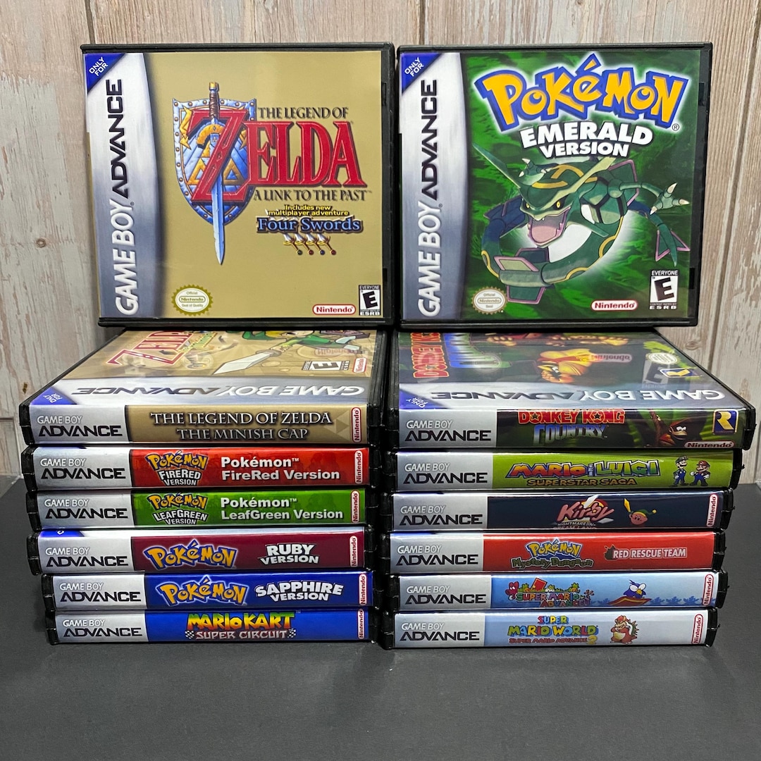 Nintendo Game Boy Advance GBA Replacement Cases - Game Cartridge Not ...