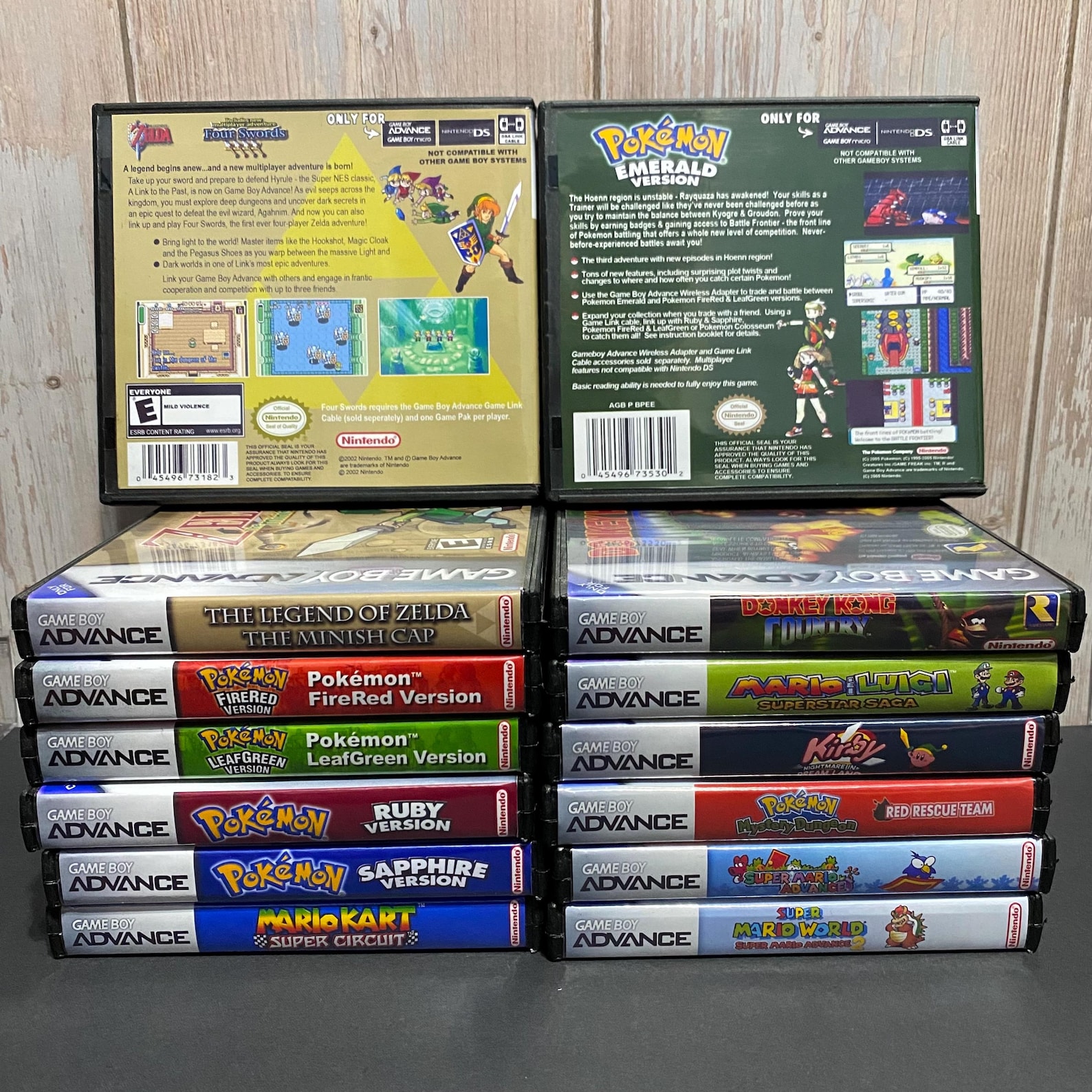 Nintendo Game Boy Advance GBA Replacement Cases - Game Cartridge Not ...