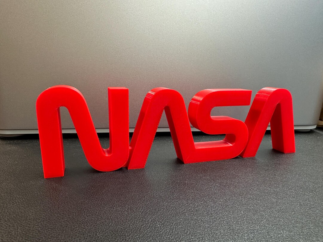 NASA Worm Logo - Etsy