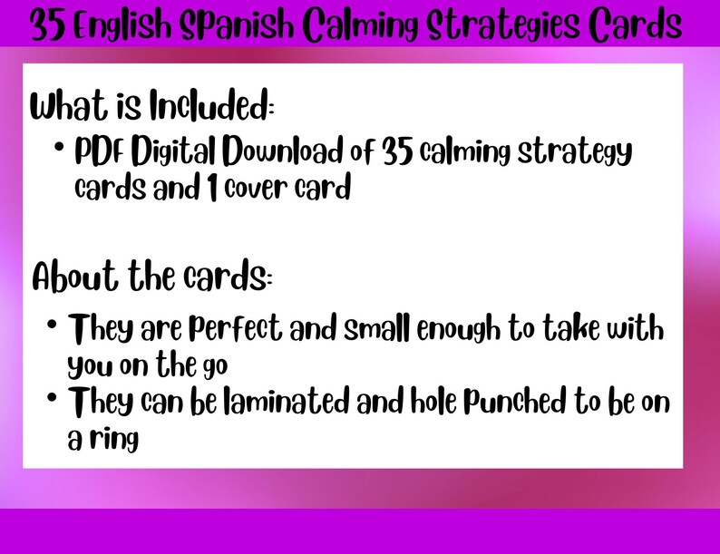 35 Coping Skills Cards Kids Teens Autism ADHD Coping Strategies Self ...