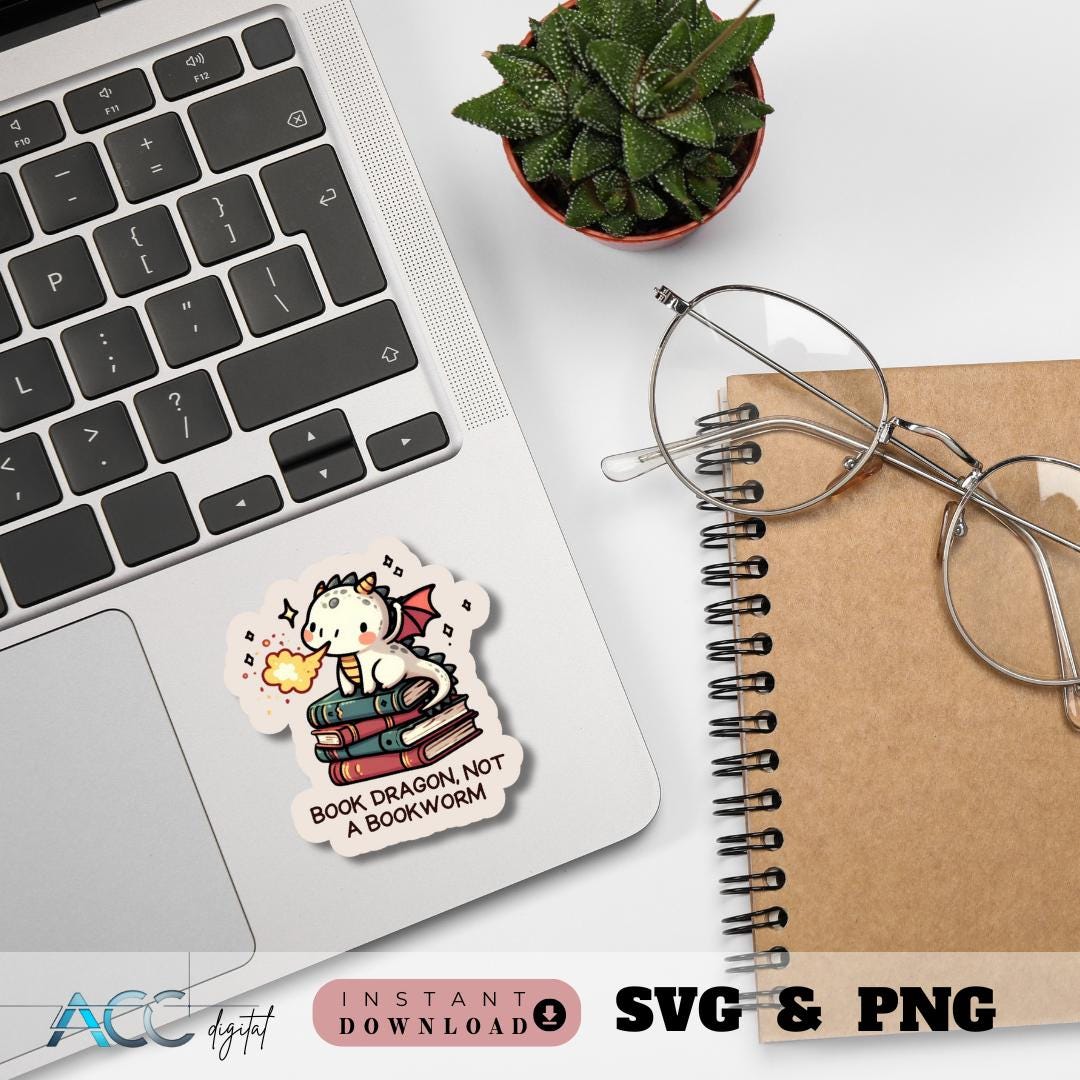 Kindle Stickers SVG PNG Bundle, Printable Book Lover Clipart, Goodnotes ...