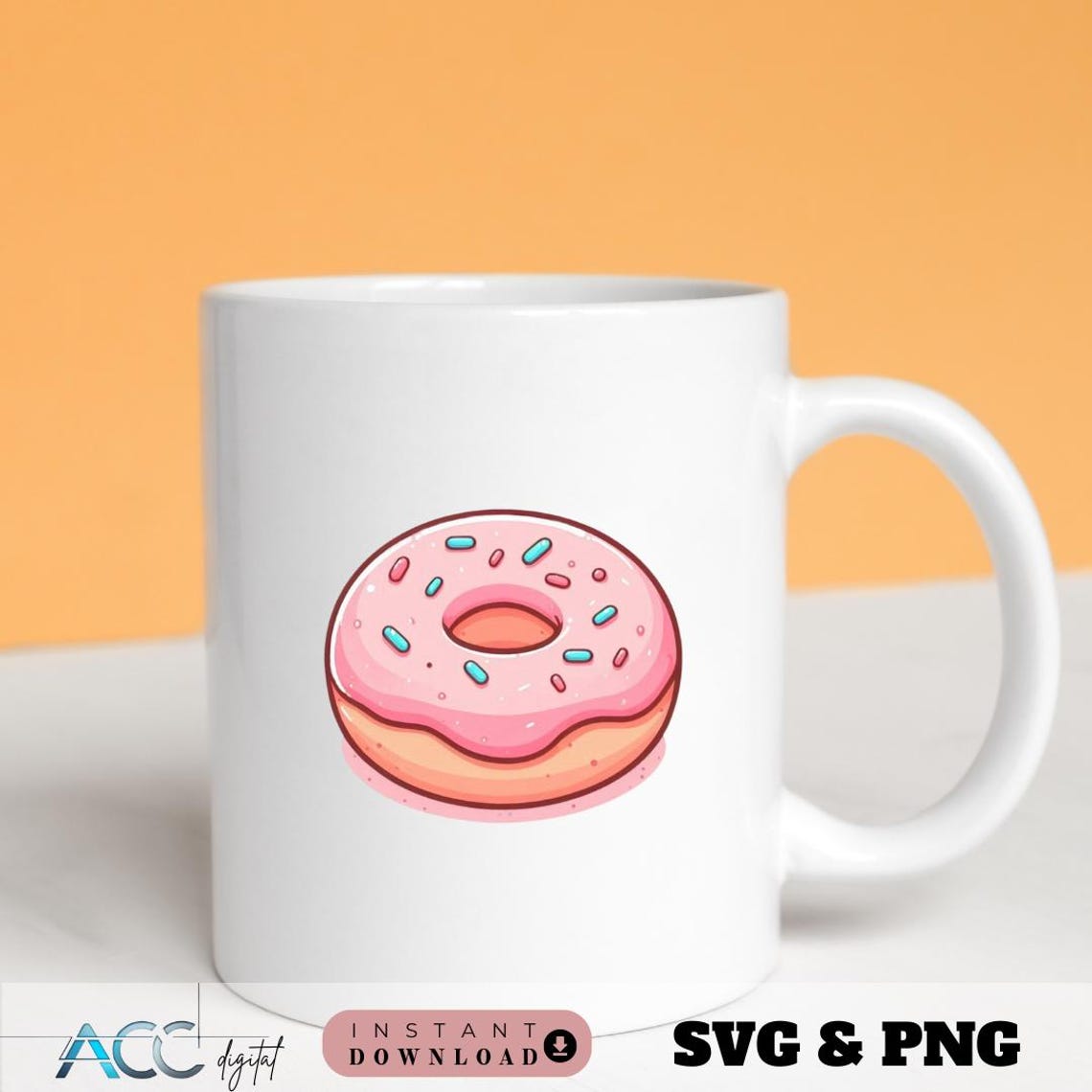 50 Cute Pink School Clipart Sticker Pack SVG PNG Bundle, Printable and ...