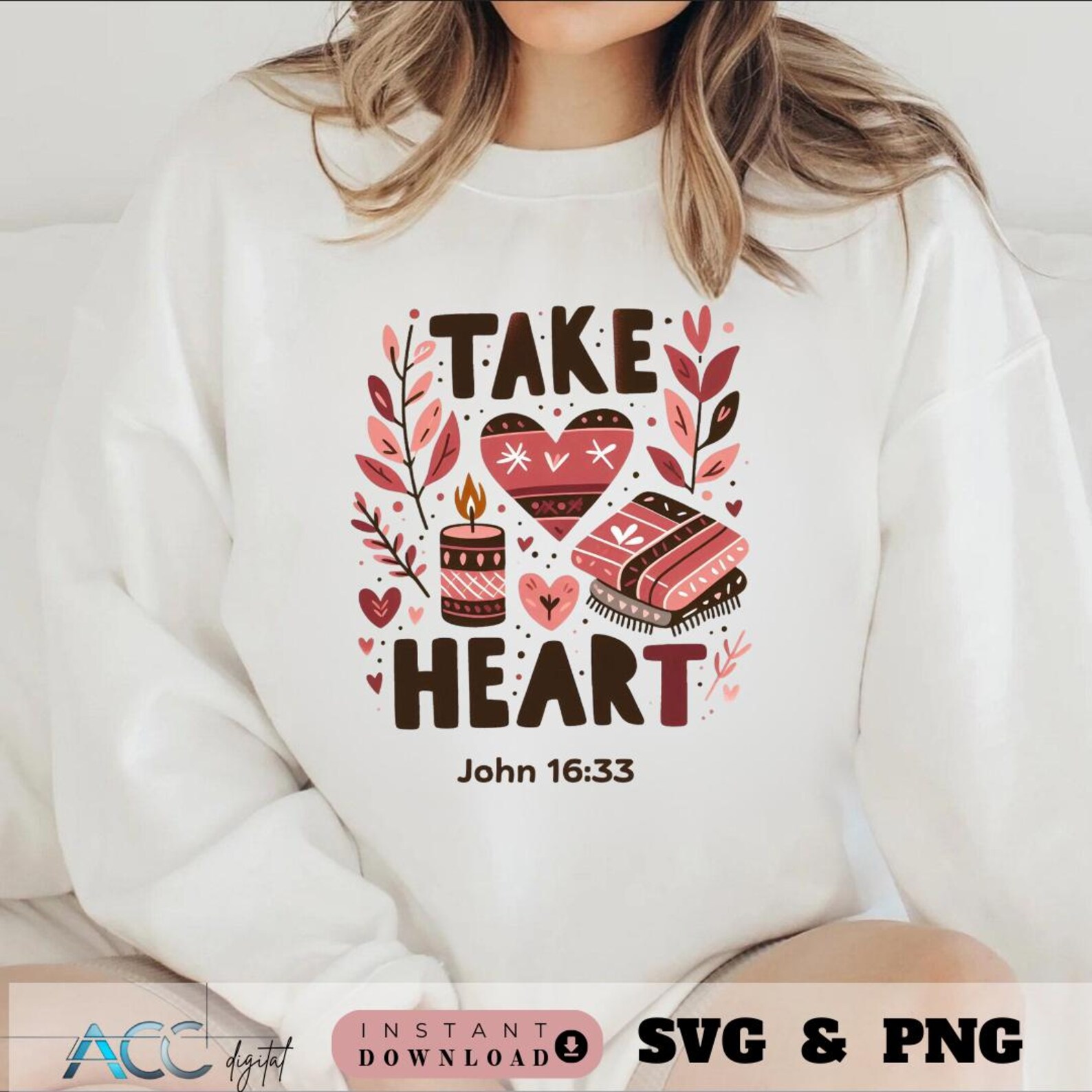 Christian Scripture Sticker SVG PNG Bundle, Faith Based Quotes Digital ...