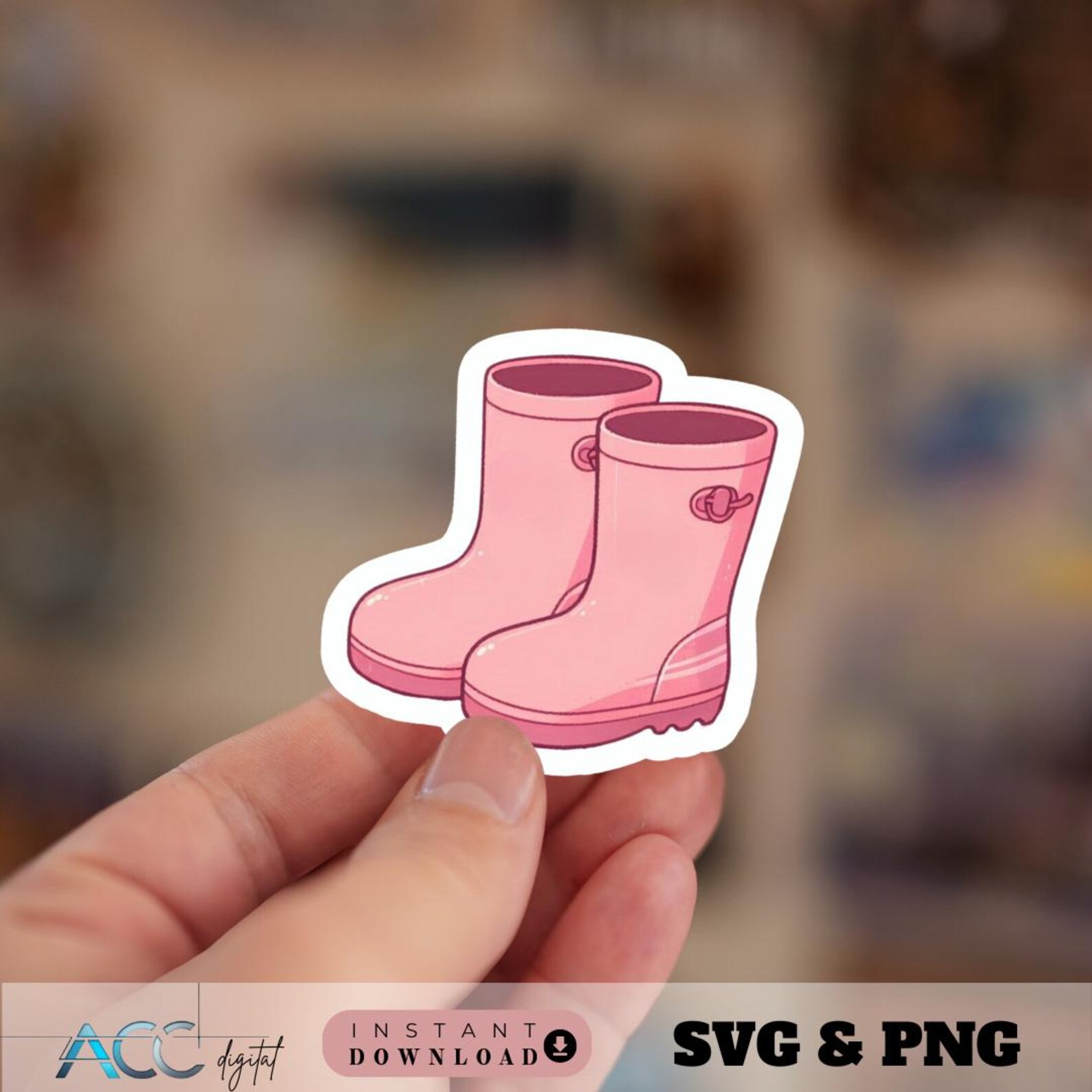 50 Cute Pink School Clipart Sticker Pack SVG PNG Bundle, Printable and ...