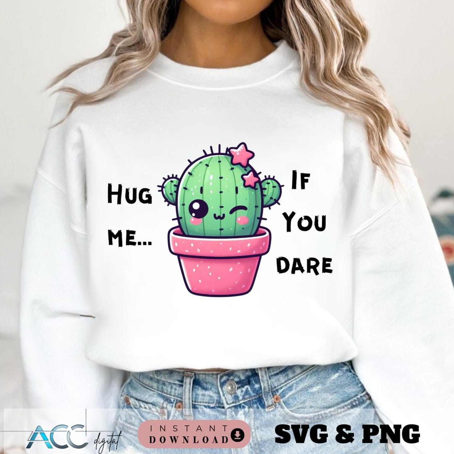 Funny Sticker SVG PNG Bundle, Sarcastic Joke Quotes, Printable Adult ...