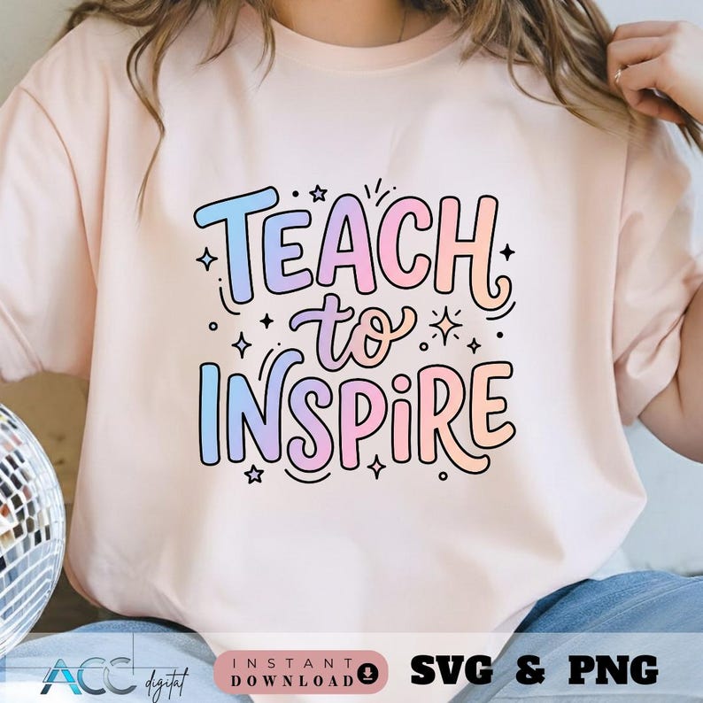 Teacher Quotes Sticker Pack PNG Bundle, Printable Inspirational Quote ...