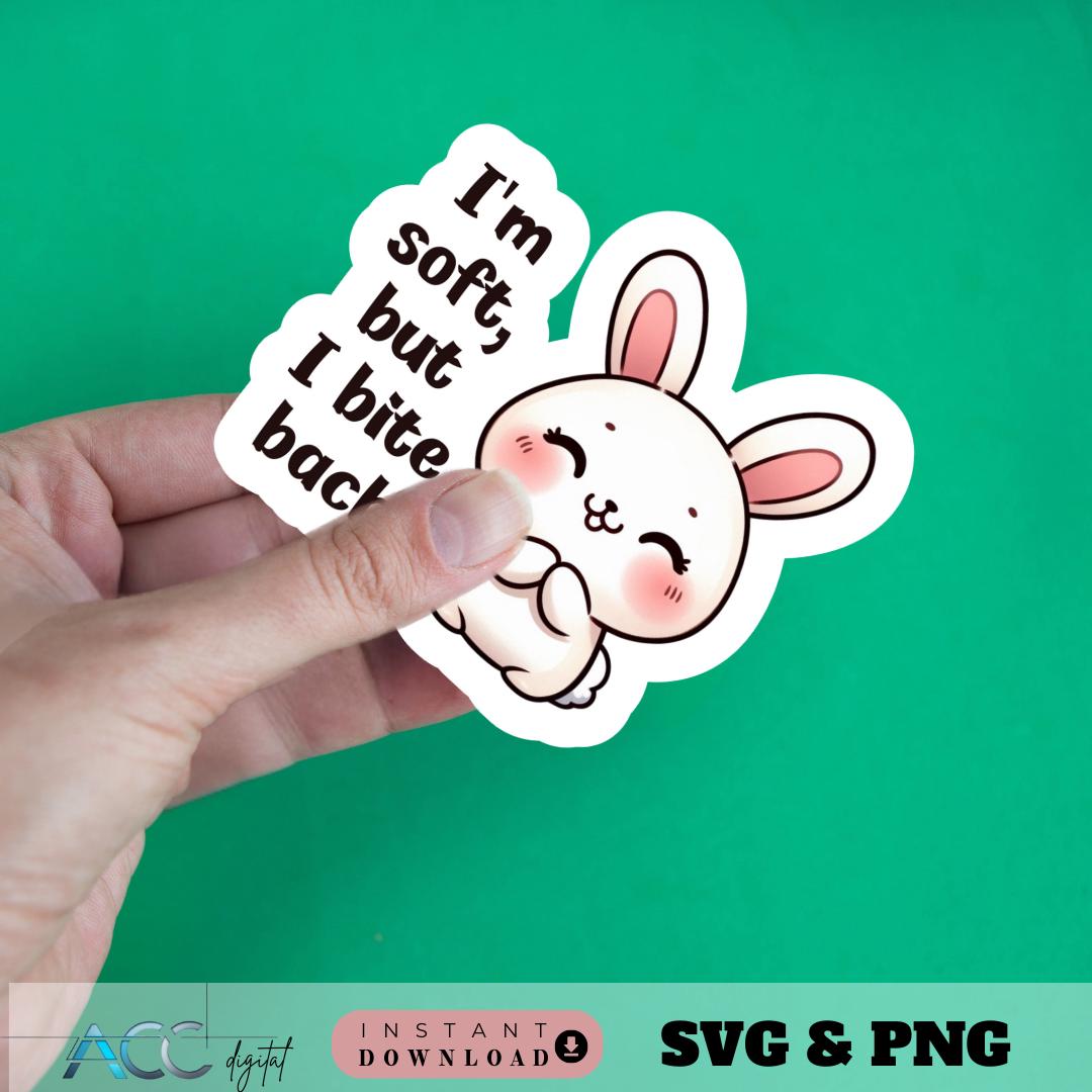 Funny Sticker SVG PNG Bundle, Sarcastic Joke Quotes, Printable Adult ...