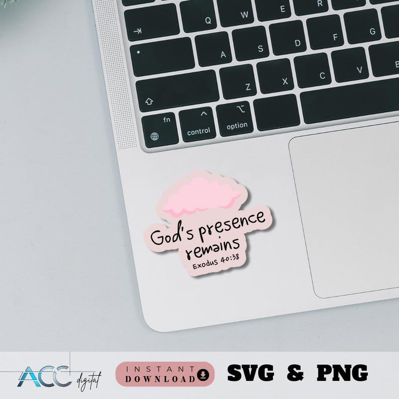 Bible Verse Exodus Sticker SVG PNG Bundle, Inspirational Scripture ...