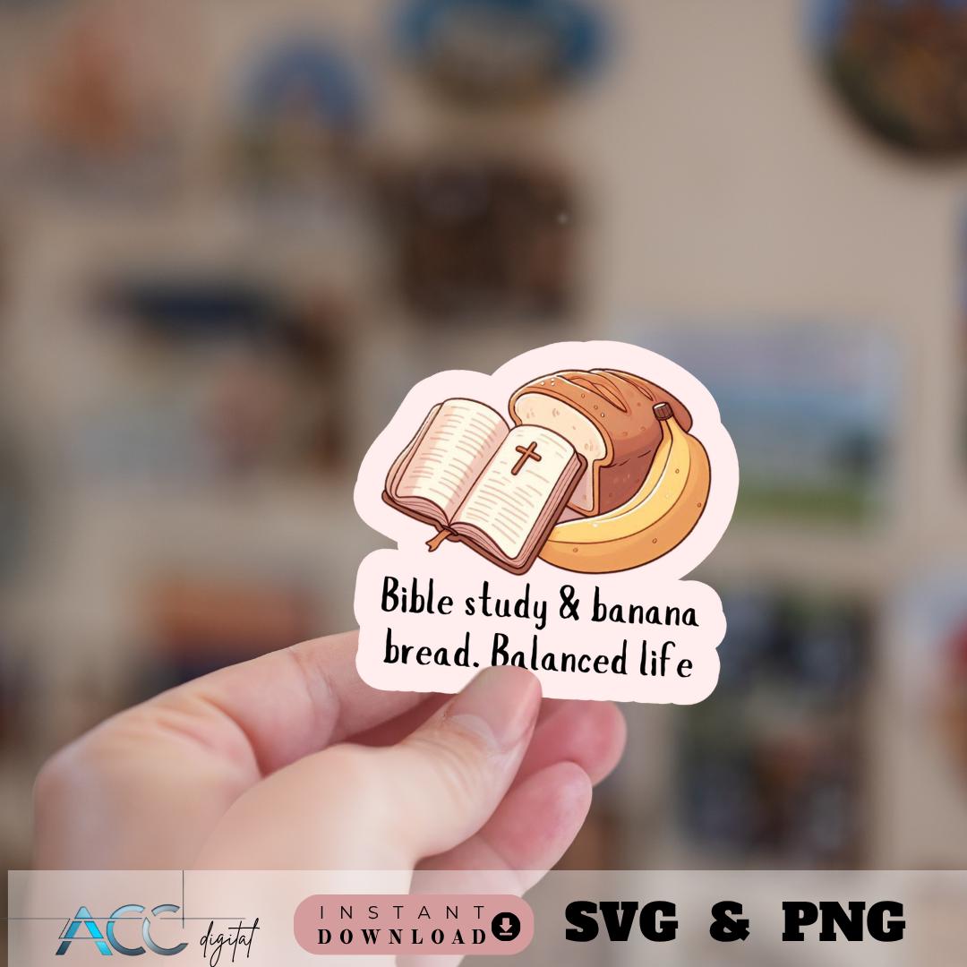Funny Christian Sticker SVG PNG Bundle, Faith Quotes Set, Bible Digital ...