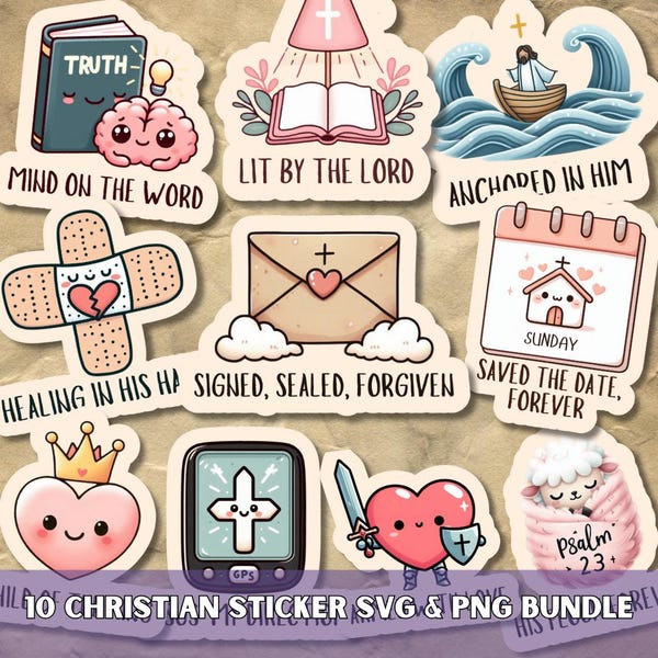 Religious Sticker - Etsy