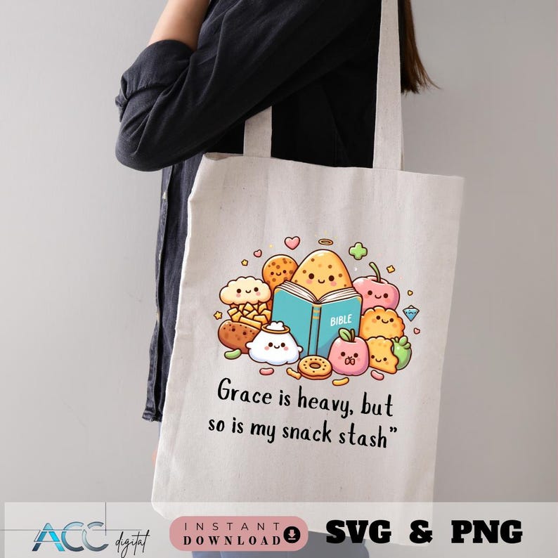Funny Christian Sticker SVG PNG Bundle, Faith Quotes Set, Bible Digital ...