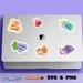 Faith Sticker Pack SVG PNG Bundle, Religious Quotes, Printable ...