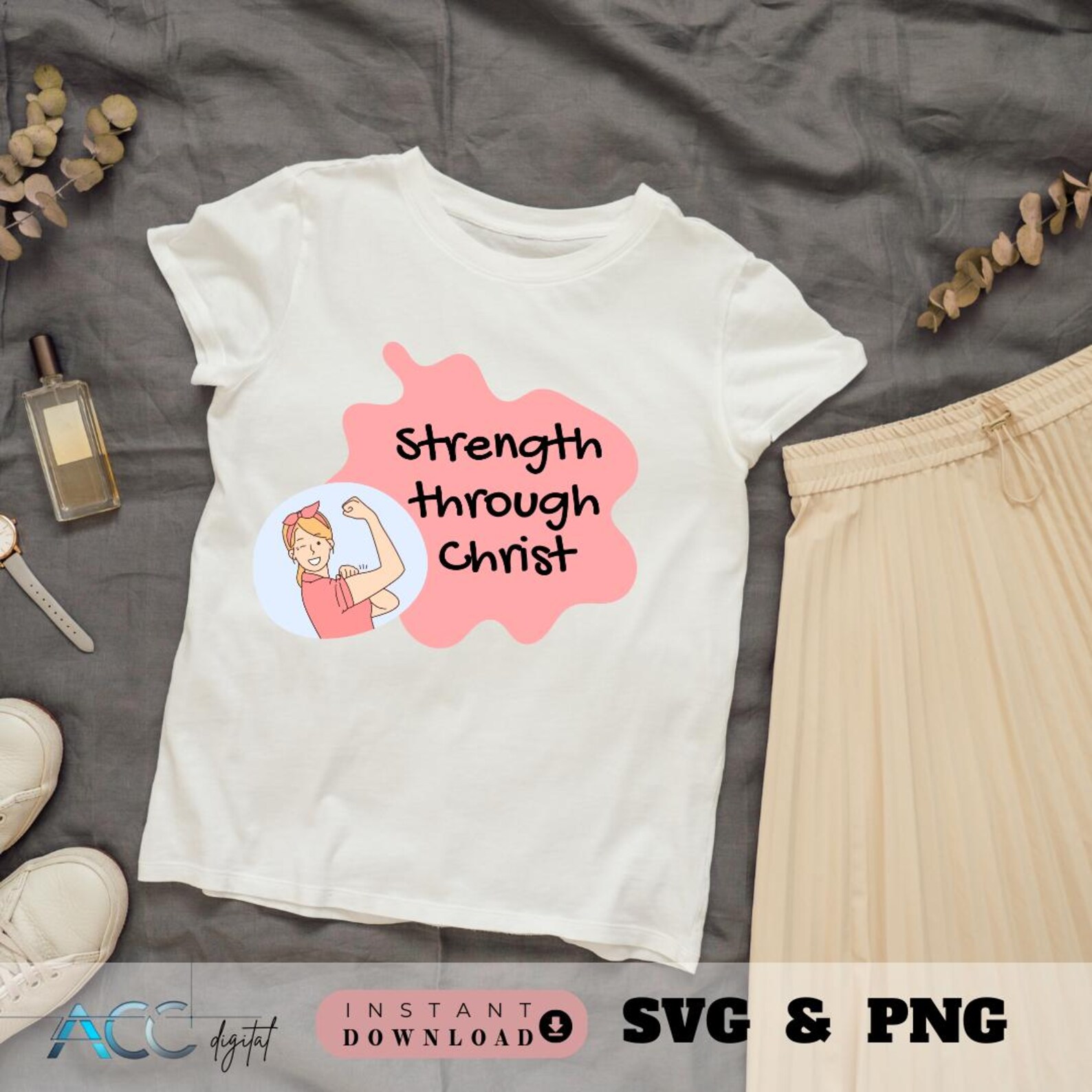 Faith Sticker Pack SVG PNG Bundle, Religious Quotes, Printable ...