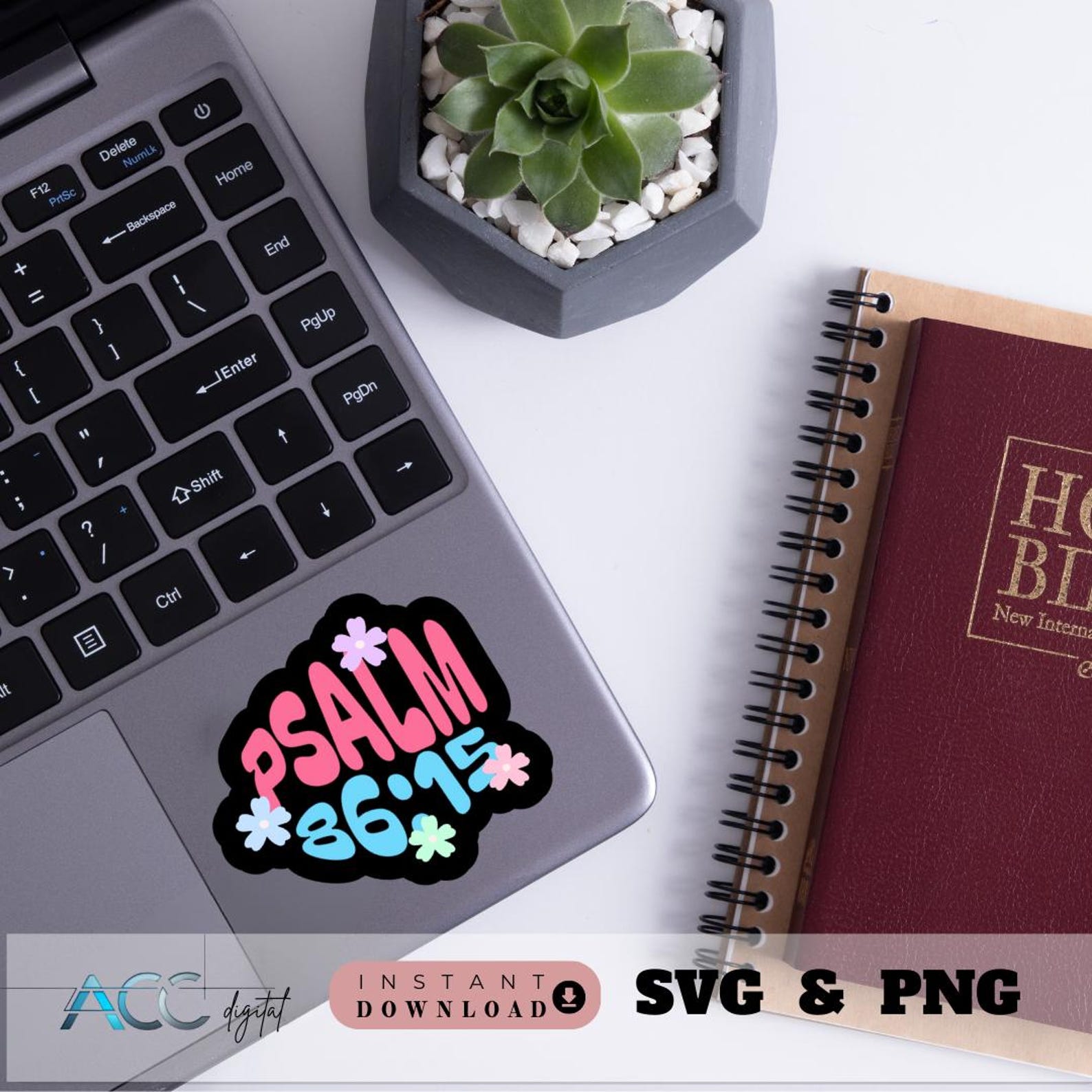 Bible Verses Sticker Pack SVG PNG Bundle, Christian Quotes About Love ...