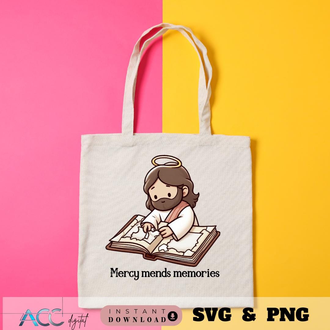 Jesus Stickers SVG PNG Bundle, Kawaii Christian Bible Sticker, Faith ...