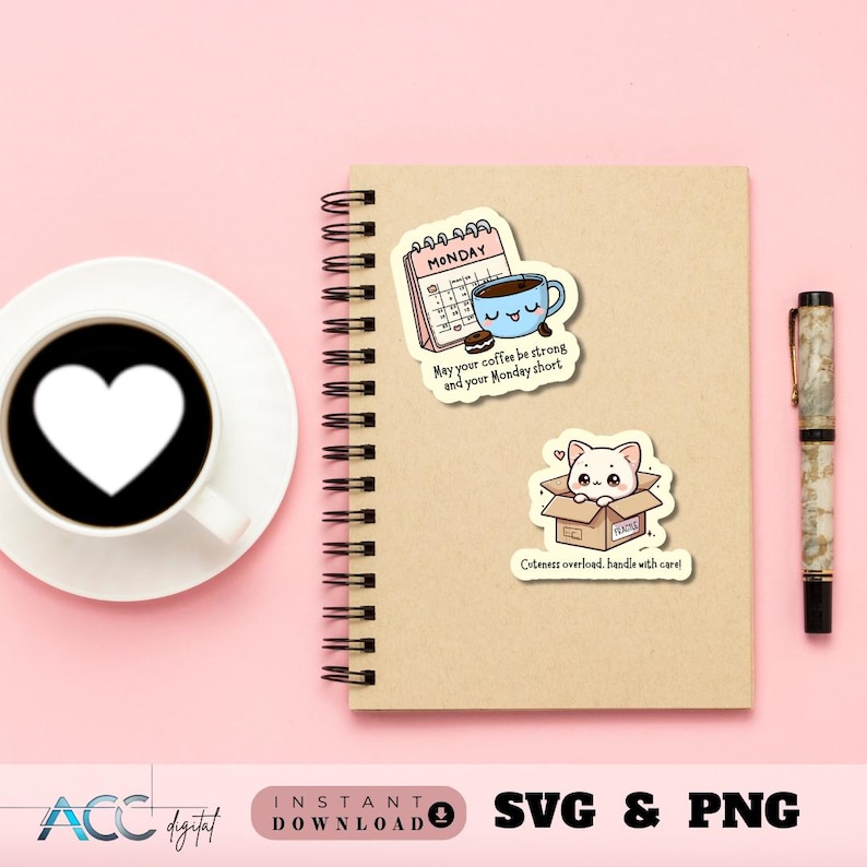 Sarcastic Funny Stickers SVG PNG Bundle, Adult Humor Quotes, Wholesome ...